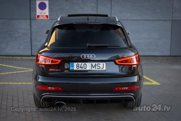 Black Audi RS Q3 2015 in Parnu, with an engine capacity of 2.50 L and mileage of 142 thousand km for 25000 €, photo 5 on AUTOMOTO.COM.LV
