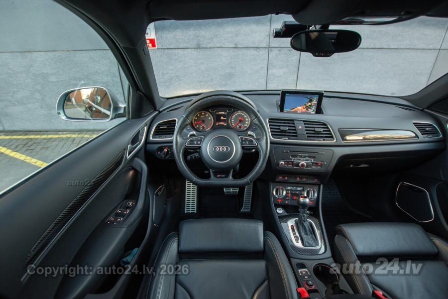 Melns Audi RS Q3 2015 Pērnava, ar dzinēja tilpumu 2.50 L un nobraukumu 142 tūkst. km par 25000 €, foto 13 vietnē AUTOMOTO.COM.LV