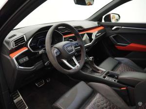 Black Audi RS Q3 2023 in Vilnius, with an engine capacity of 2.50 L and mileage of 37 thousand km for 54500 €, photo 10 on AUTOMOTO.COM.LV