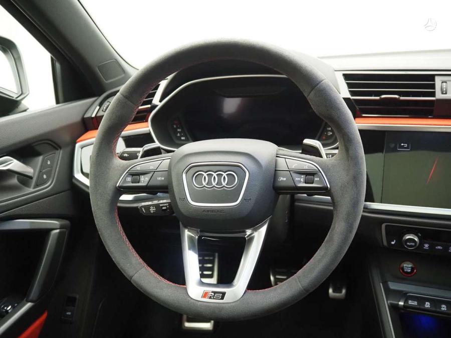 Black Audi RS Q3 2023 in Vilnius, with an engine capacity of 2.50 L and mileage of 37 thousand km for 54500 €, photo 22 on AUTOMOTO.COM.LV