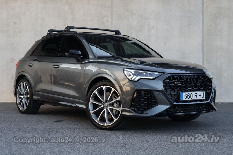 Pelēks Audi RS Q3 2020 Tallina, ar dzinēja tilpumu 2.50 L un nobraukumu 89 tūkst. km par 45990 €, foto 4 vietnē AUTOMOTO.COM.LV