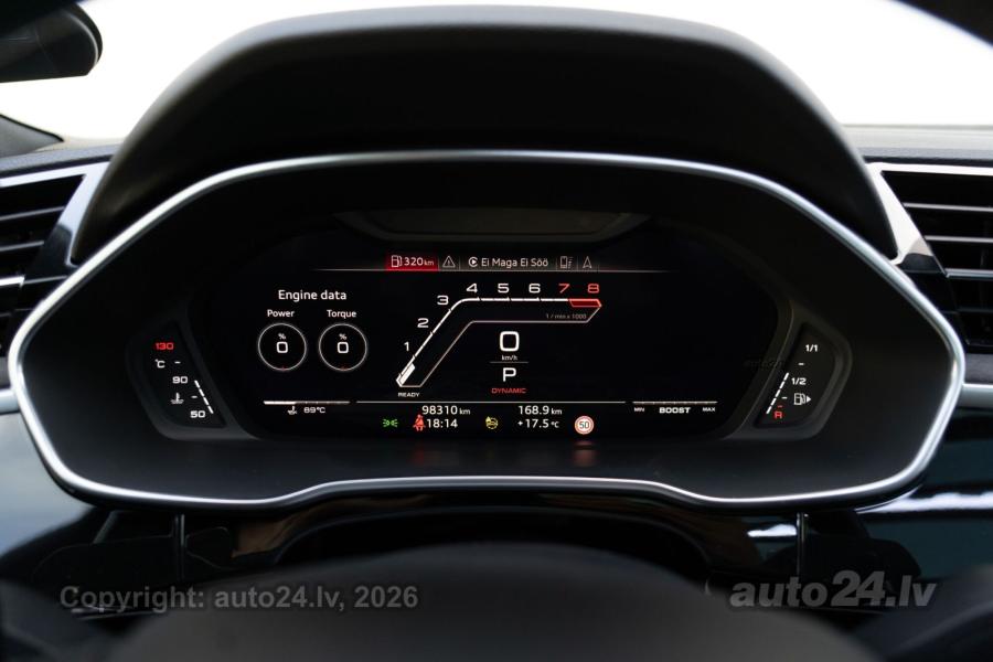 Pelēks Audi RS Q3 2020 Tallina, ar dzinēja tilpumu 2.50 L un nobraukumu 89 tūkst. km par 45990 €, foto 14 vietnē AUTOMOTO.COM.LV