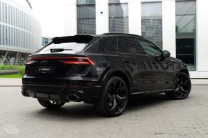 Black Audi RS Q8 2021 in Vilnius, with an engine capacity of 4.00 L and mileage of 54 thousand km for 95000 €, photo 11 on AUTOMOTO.COM.LV
