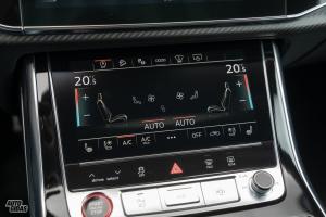 Black Audi RS Q8 2021 in Vilnius, with an engine capacity of 4.00 L and mileage of 54 thousand km for 95000 €, photo 32 on AUTOMOTO.COM.LV