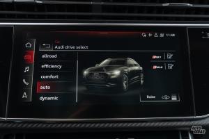 Black Audi RS Q8 2021 in Vilnius, with an engine capacity of 4.00 L and mileage of 54 thousand km for 95000 €, photo 33 on AUTOMOTO.COM.LV