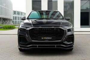 Melns Audi RS Q8 2021 Viļņa, ar dzinēja tilpumu 4.00 L un nobraukumu 54 tūkst. km par 92500 €, foto 3 vietnē AUTOMOTO.COM.LV