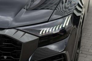 Melns Audi RS Q8 2021 Viļņa, ar dzinēja tilpumu 4.00 L un nobraukumu 54 tūkst. km par 92500 €, foto 5 vietnē AUTOMOTO.COM.LV