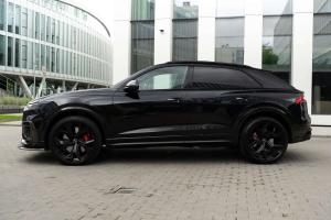 Melns Audi RS Q8 2021 Viļņa, ar dzinēja tilpumu 4.00 L un nobraukumu 54 tūkst. km par 92500 €, foto 6 vietnē AUTOMOTO.COM.LV