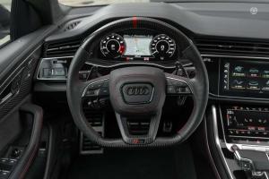 Melns Audi RS Q8 2021 Viļņa, ar dzinēja tilpumu 4.00 L un nobraukumu 54 tūkst. km par 92500 €, foto 21 vietnē AUTOMOTO.COM.LV