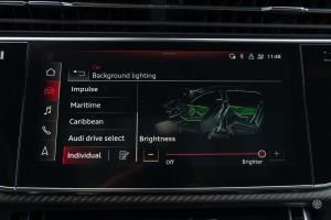 Melns Audi RS Q8 2021 Viļņa, ar dzinēja tilpumu 4.00 L un nobraukumu 54 tūkst. km par 92500 €, foto 34 vietnē AUTOMOTO.COM.LV