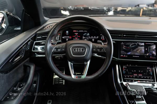 Melns Audi RS Q8 2022 Tallina, ar dzinēja tilpumu 4.00 L un nobraukumu 102 tūkst. km par 98900 €, foto 6 vietnē AUTOMOTO.COM.LV