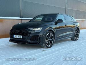 Black Audi RS Q8 2023 in Tallinn, with an engine capacity of 4.00 L and mileage of 52 thousand km for 89900 €, photo  on AUTOMOTO.COM.LV
