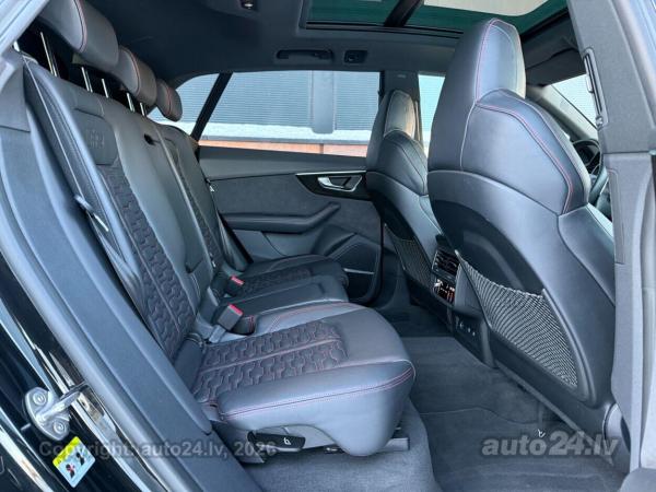 Black Audi RS Q8 2023 in Tallinn, with an engine capacity of 4.00 L and mileage of 52 thousand km for 89900 €, photo 11 on AUTOMOTO.COM.LV