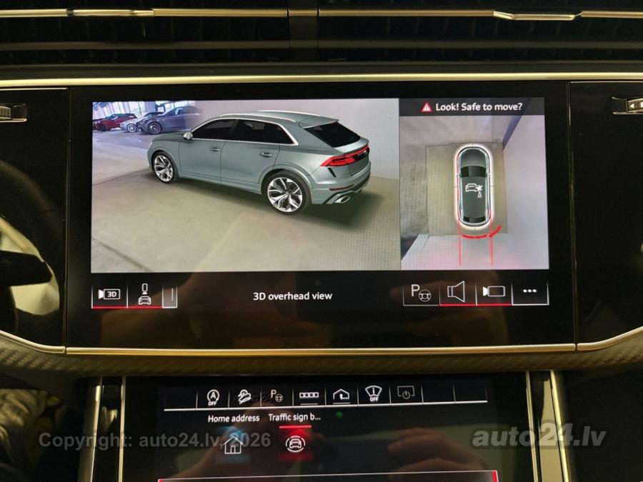 Melns Audi RS Q8 2024 Tallina, ar dzinēja tilpumu 4.00 L un nobraukumu 44 tūkst. km par 96900 €, foto 14 vietnē AUTOMOTO.COM.LV