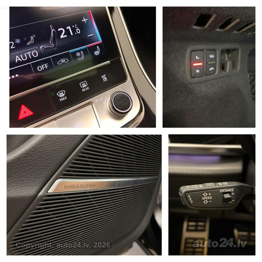 Melns Audi RS Q8 2024 Tallina, ar dzinēja tilpumu 4.00 L un nobraukumu 44 tūkst. km par 96900 €, foto 19 vietnē AUTOMOTO.COM.LV