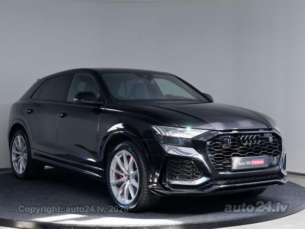 Black Audi RS Q8 2020 in Tallinn, with an engine capacity of 4.00 L and mileage of 87 thousand km for 80900 €, photo 2 on AUTOMOTO.COM.LV