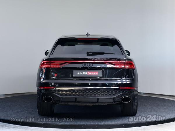 Black Audi RS Q8 2020 in Tallinn, with an engine capacity of 4.00 L and mileage of 87 thousand km for 80900 €, photo 8 on AUTOMOTO.COM.LV