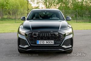 Melns Audi RS Q8 2022 Pērnava, ar dzinēja tilpumu 4.00 L un nobraukumu 107 tūkst. km par 93900 €, foto 10 vietnē AUTOMOTO.COM.LV