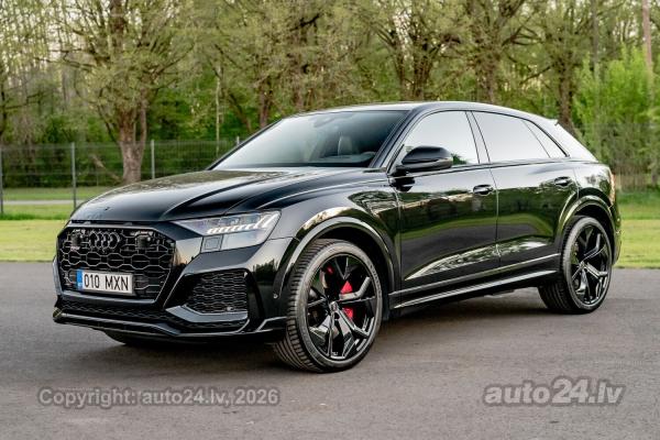 Melns Audi RS Q8 2022 Pērnava, ar dzinēja tilpumu 4.00 L un nobraukumu 107 tūkst. km par 93900 €, foto 10 vietnē AUTOMOTO.COM.LV