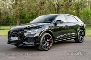 Melns Audi RS Q8 2022 Pērnava, ar dzinēja tilpumu 4.00 L un nobraukumu 107 tūkst. km par 93900 €, foto 11 vietnē AUTOMOTO.COM.LV