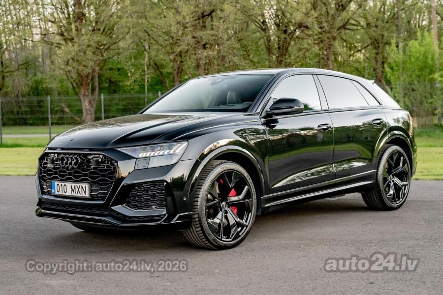 Melns Audi RS Q8 2022 Pērnava, ar dzinēja tilpumu 4.00 L un nobraukumu 107 tūkst. km par 93900 €, foto 11 vietnē AUTOMOTO.COM.LV