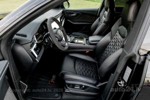 Melns Audi RS Q8 2022 Pērnava, ar dzinēja tilpumu 4.00 L un nobraukumu 107 tūkst. km par 93900 €, foto 15 vietnē AUTOMOTO.COM.LV