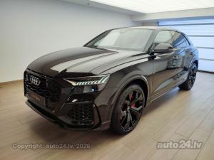 Black Audi RS Q8 2023 in Tartu, with an engine capacity of 4.00 L and mileage of 42 thousand km for 99900 €, photo  on AUTOMOTO.COM.LV