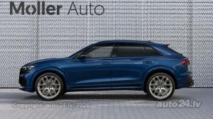 Zils Audi RS Q8 2024 Rīga, ar dzinēja tilpumu 4.00 L un nobraukumu 0 tūkst. km par 122873 €, foto  vietnē AUTOMOTO.COM.LV