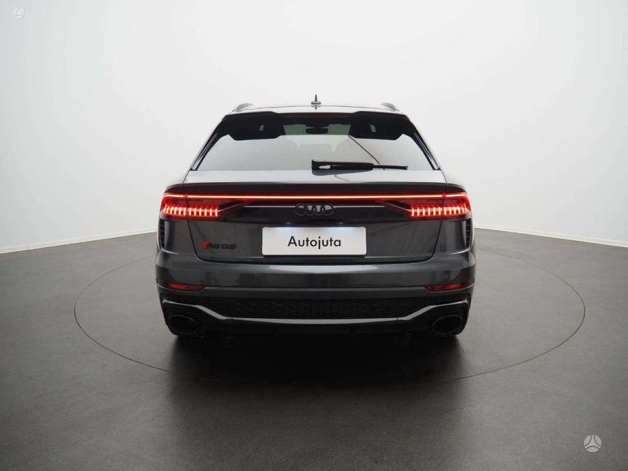 Grey Audi RS Q8 2020 in Vilnius, with an engine capacity of 4.00 L and mileage of 71 thousand km for 93000 €, photo 5 on AUTOMOTO.COM.LV
