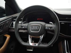 Grey Audi RS Q8 2020 in Vilnius, with an engine capacity of 4.00 L and mileage of 71 thousand km for 93000 €, photo 19 on AUTOMOTO.COM.LV