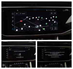 Grey Audi RS Q8 2020 in Vilnius, with an engine capacity of 4.00 L and mileage of 71 thousand km for 93000 €, photo 23 on AUTOMOTO.COM.LV