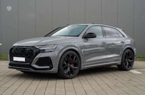 Grey Audi RS Q8 2022 in Klaipeda, with an engine capacity of 4.00 L and mileage of 130 thousand km for 87000 €, photo 1 on AUTOMOTO.COM.LV