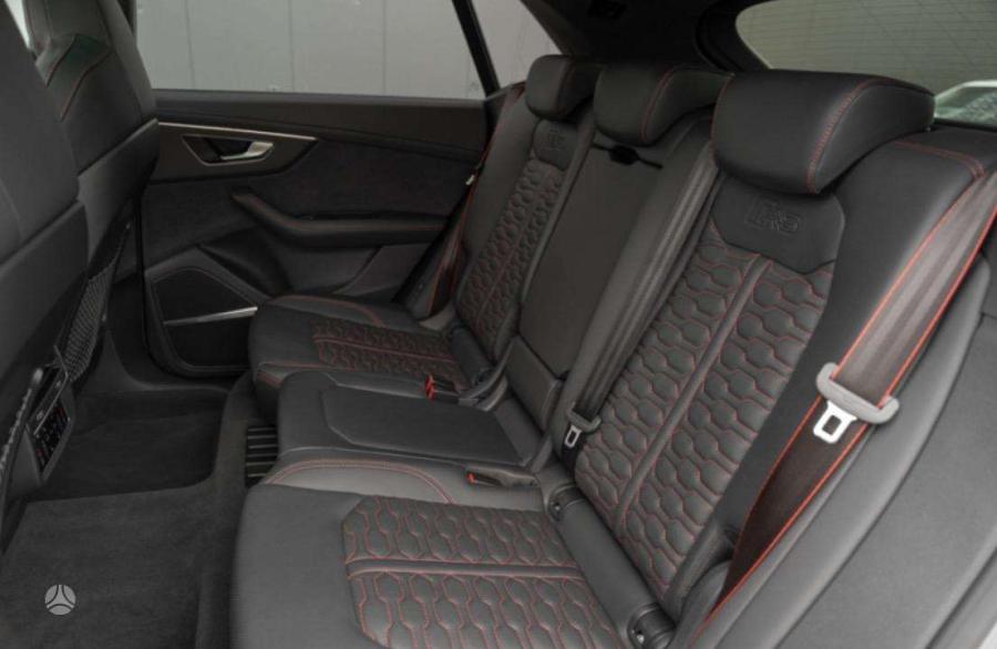 Grey Audi RS Q8 2022 in Klaipeda, with an engine capacity of 4.00 L and mileage of 130 thousand km for 87000 €, photo 9 on AUTOMOTO.COM.LV