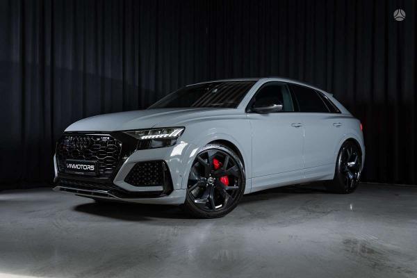 Серый Ауди RS Q8 2022 в Вильнюс, объемом двигателя 4.00 л и пробегом 133 тыс. км за 73900 €, фото 1 на AUTOMOTO.COM.LV