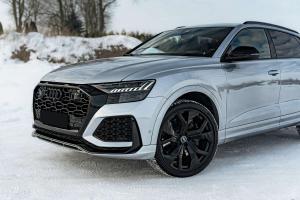 Grey Audi RS Q8 2020 in Klaipeda, with an engine capacity of 4.00 L and mileage of 67 thousand km for 85000 €, photo 4 on AUTOMOTO.COM.LV