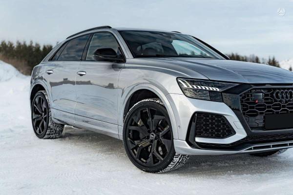 Grey Audi RS Q8 2020 in Klaipeda, with an engine capacity of 4.00 L and mileage of 67 thousand km for 85000 €, photo 8 on AUTOMOTO.COM.LV