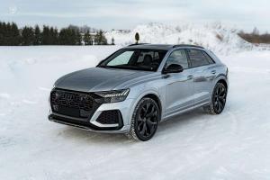 Grey Audi RS Q8 2020 in Klaipeda, with an engine capacity of 4.00 L and mileage of 67 thousand km for 85000 €, photo 12 on AUTOMOTO.COM.LV