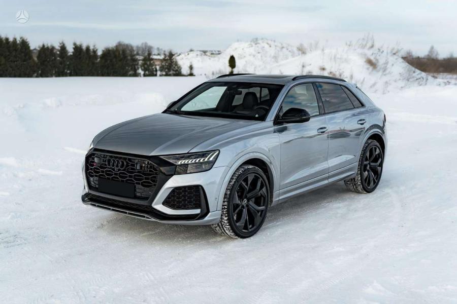 Grey Audi RS Q8 2020 in Klaipeda, with an engine capacity of 4.00 L and mileage of 67 thousand km for 85000 €, photo 12 on AUTOMOTO.COM.LV