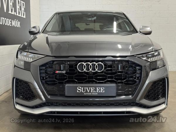 Grey Audi RS Q8 2021 in Tallinn, with an engine capacity of 4.00 L and mileage of 57 thousand km for 79995 €, photo 3 on AUTOMOTO.COM.LV