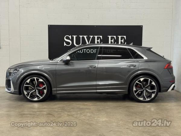 Grey Audi RS Q8 2021 in Tallinn, with an engine capacity of 4.00 L and mileage of 57 thousand km for 79995 €, photo 4 on AUTOMOTO.COM.LV
