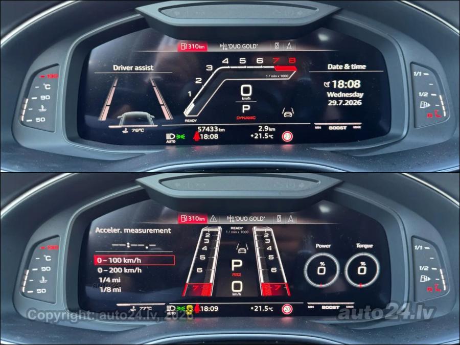 Серый Ауди RS Q8 2021 в Таллин, объемом двигателя 4.00 л и пробегом 57 тыс. км за 79995 €, фото 17 на AUTOMOTO.COM.LV