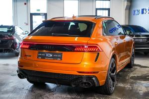 Oranžs Audi RS Q8 2020 Kauņa, ar dzinēja tilpumu 4.00 L un nobraukumu 136 tūkst. km par 65950 €, foto 12 vietnē AUTOMOTO.COM.LV