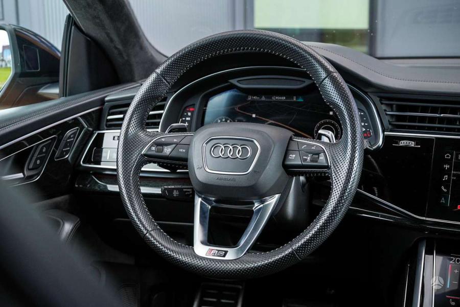 Oranžs Audi RS Q8 2020 Kauņa, ar dzinēja tilpumu 4.00 L un nobraukumu 136 tūkst. km par 65950 €, foto 22 vietnē AUTOMOTO.COM.LV