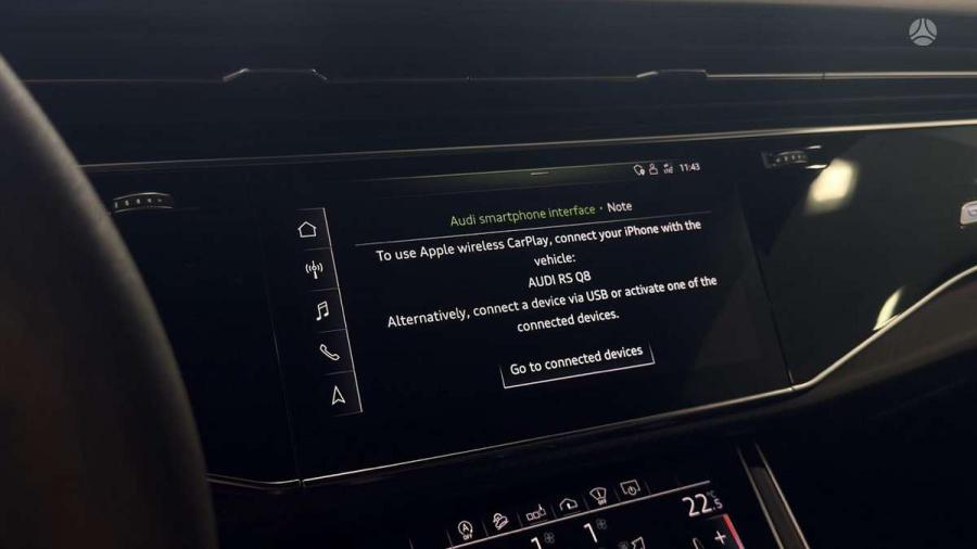 Красный Ауди RS Q8 2020 в Вильнюс, объемом двигателя 4.00 л и пробегом 102 тыс. км за 84444 €, фото 11 на AUTOMOTO.COM.LV