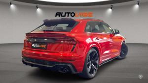 Red Audi RS Q8 2020 in Vilnius, with an engine capacity of 4.00 L and mileage of 102 thousand km for 79989 €, photo 5 on AUTOMOTO.COM.LV