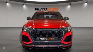 Red Audi RS Q8 2020 in Vilnius, with an engine capacity of 4.00 L and mileage of 102 thousand km for 79989 €, photo 7 on AUTOMOTO.COM.LV