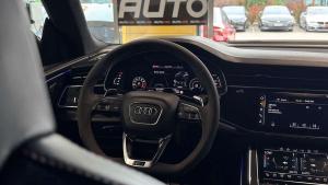 Red Audi RS Q8 2020 in Vilnius, with an engine capacity of 4.00 L and mileage of 102 thousand km for 79989 €, photo 27 on AUTOMOTO.COM.LV