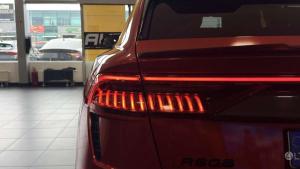 Red Audi RS Q8 2020 in Vilnius, with an engine capacity of 4.00 L and mileage of 102 thousand km for 79989 €, photo 40 on AUTOMOTO.COM.LV