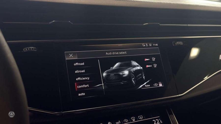 Sarkans Audi RS Q8 2020 Viļņa, ar dzinēja tilpumu 4.00 L un nobraukumu 102 tūkst. km par 79989 €, foto 16 vietnē AUTOMOTO.COM.LV