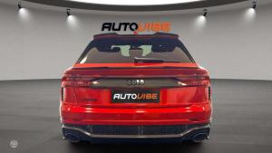 Red Audi RS Q8 2020 in Vilnius, with an engine capacity of 4.00 L and mileage of 102 thousand km for 79989 €, photo 4 on AUTOMOTO.COM.LV